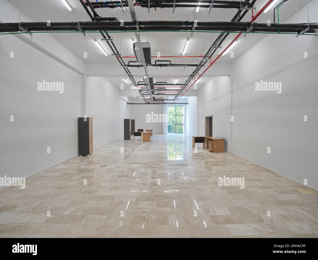 empty hall. photoshoot of the interior of a corporate building ...