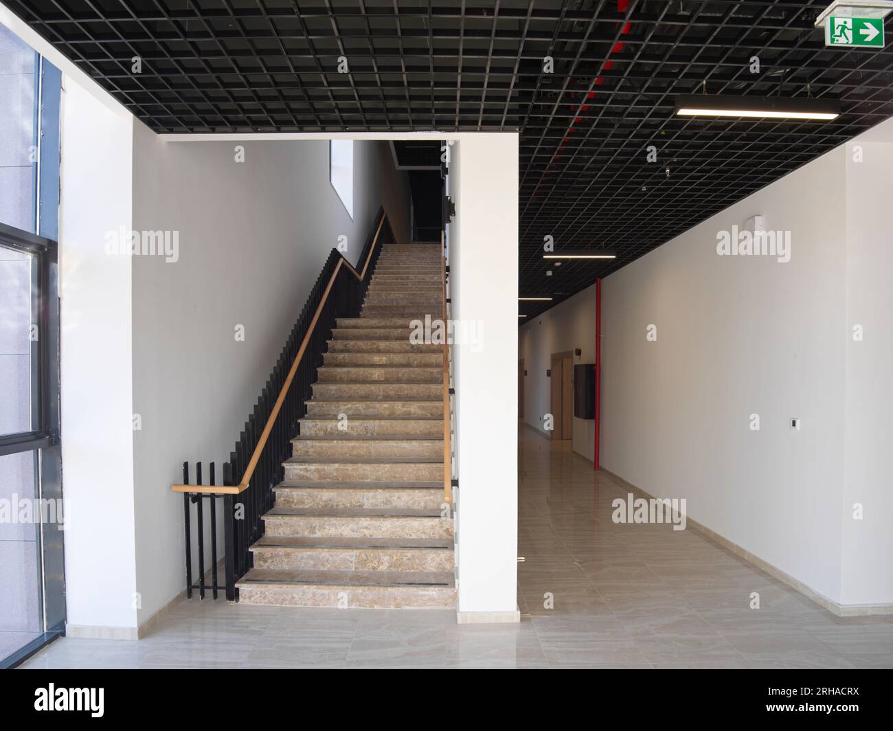empty hall. photoshoot of the interior of a corporate building ...
