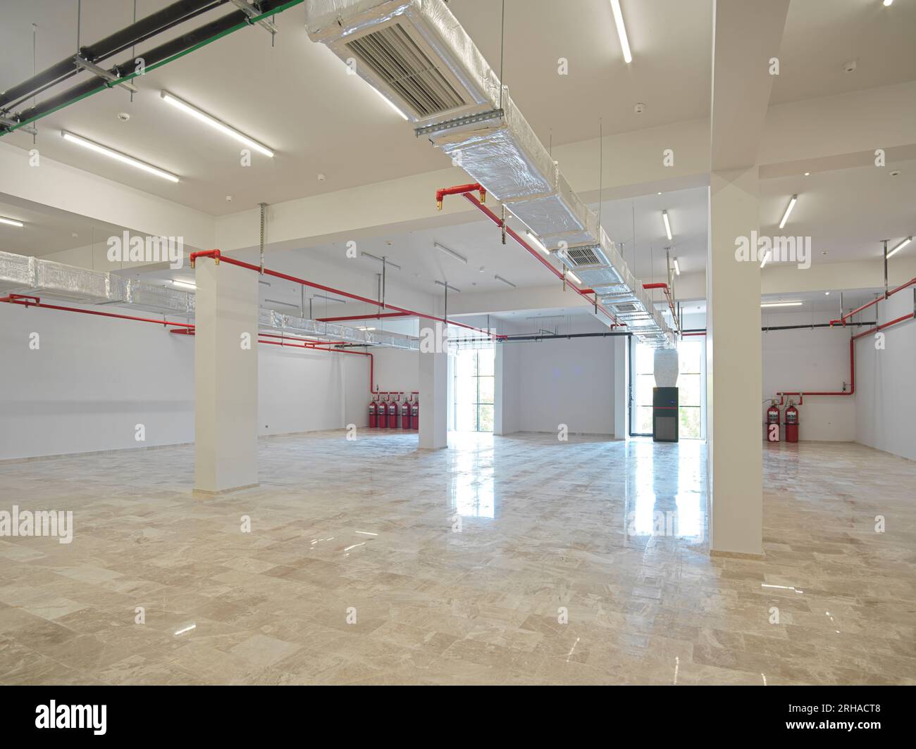 empty hall. photoshoot of the interior of a corporate building ...