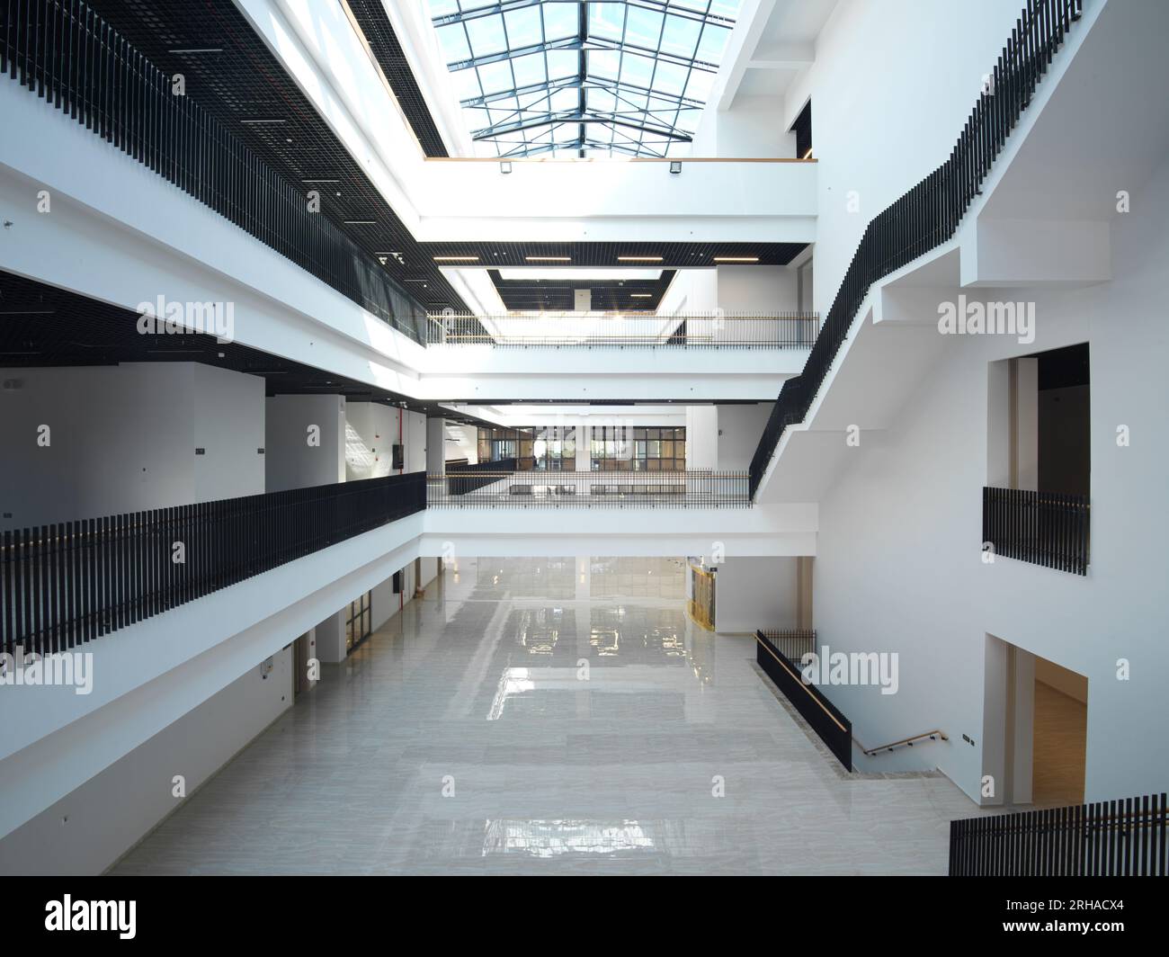 empty hall. photoshoot of the interior of a corporate building ...
