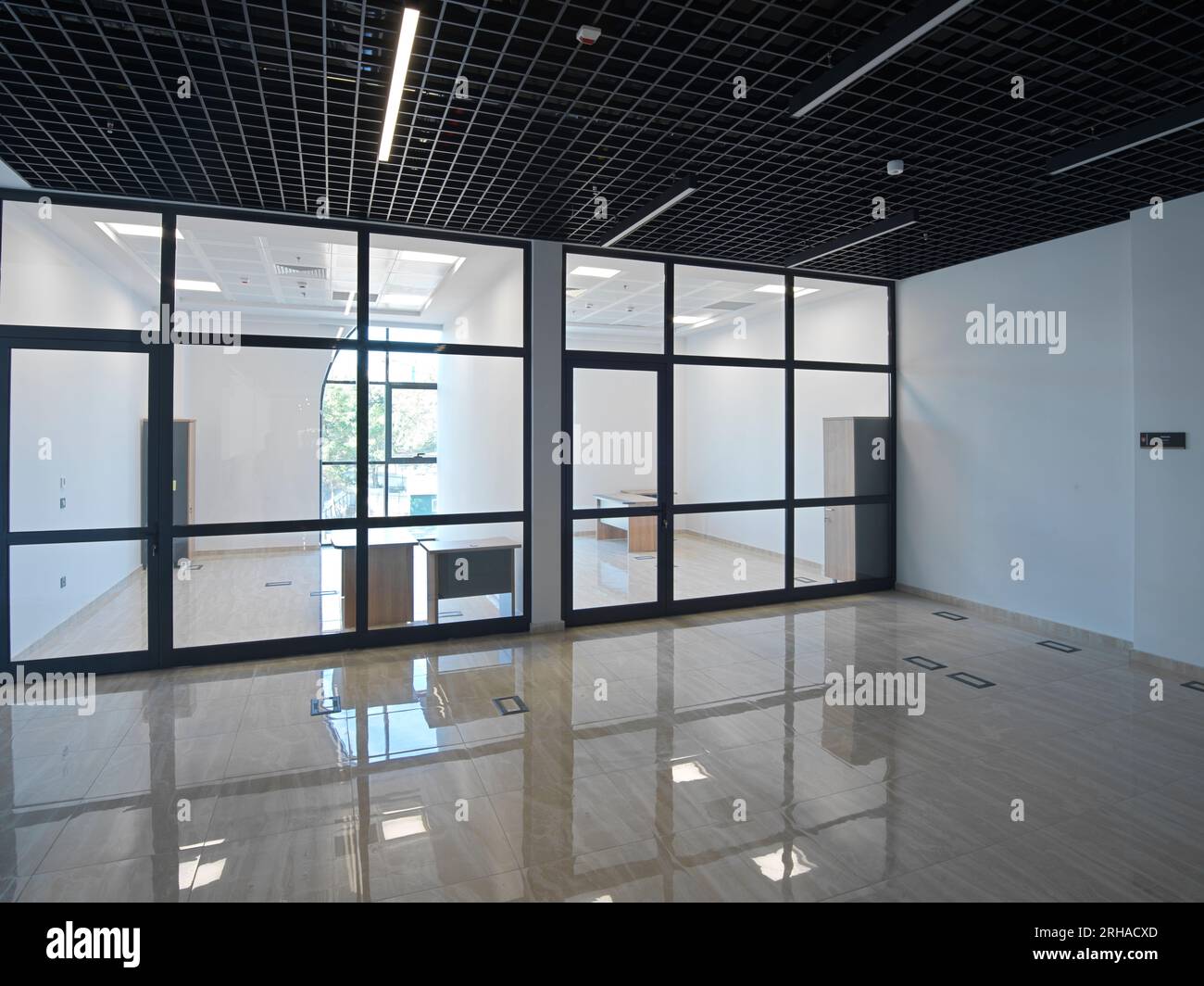 empty hall. photoshoot of the interior of a corporate building ...