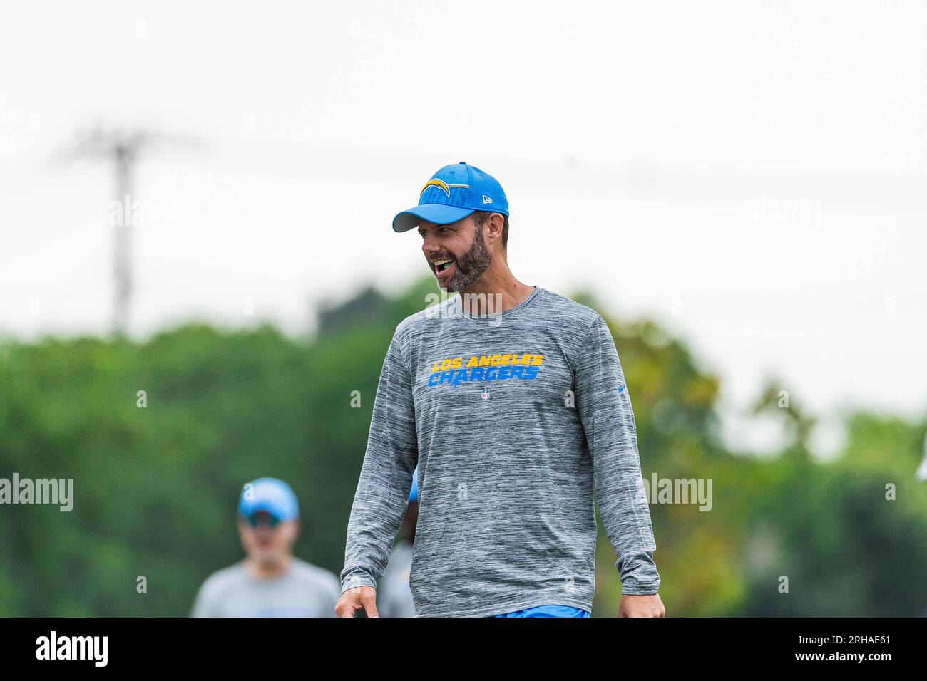 Los Angeles Chargers coach Brandon Staley during training camp at the ...