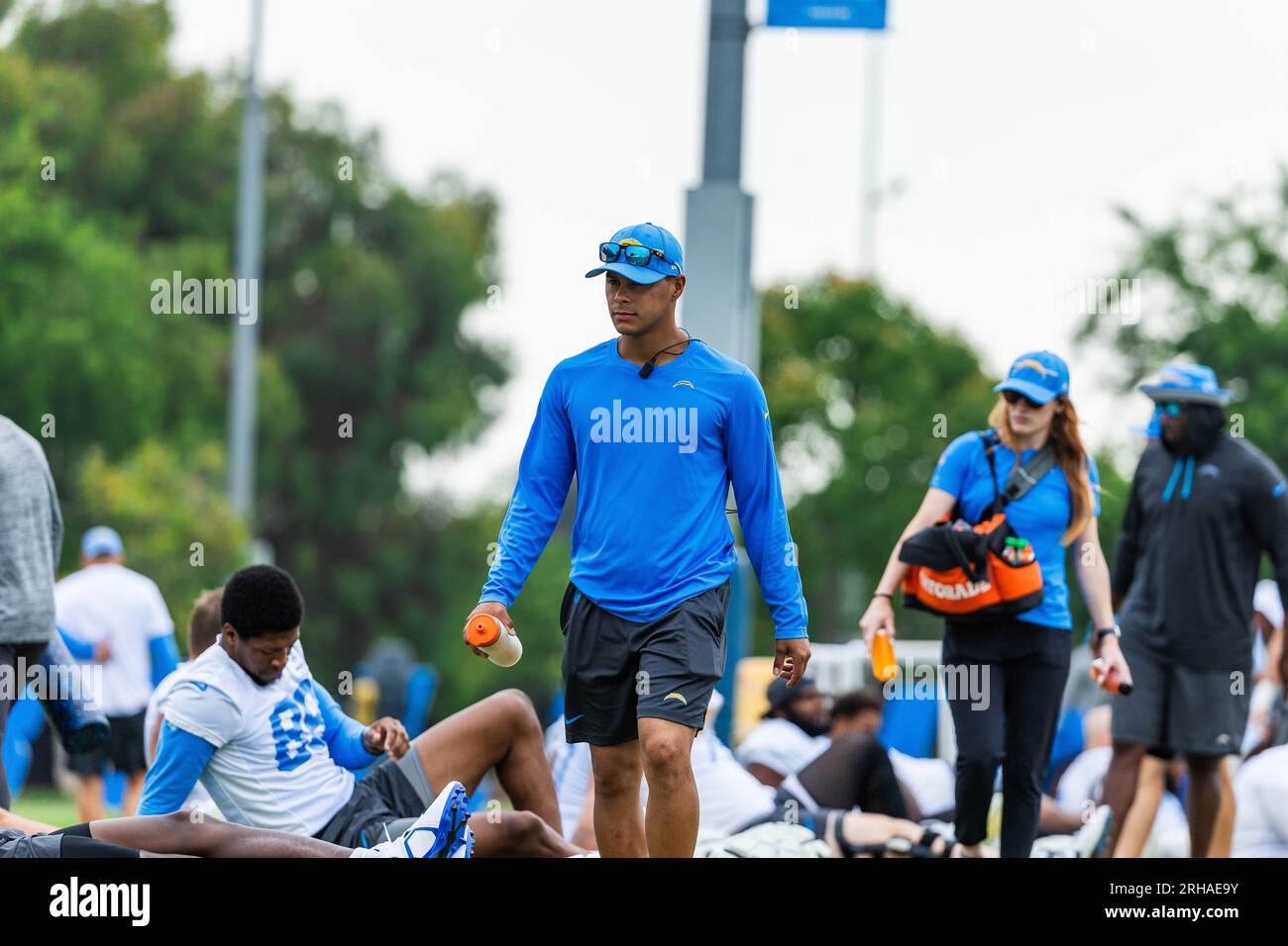 Costa Mesa, United States. 14th Aug, 2023. Los Angeles Chargers head ...
