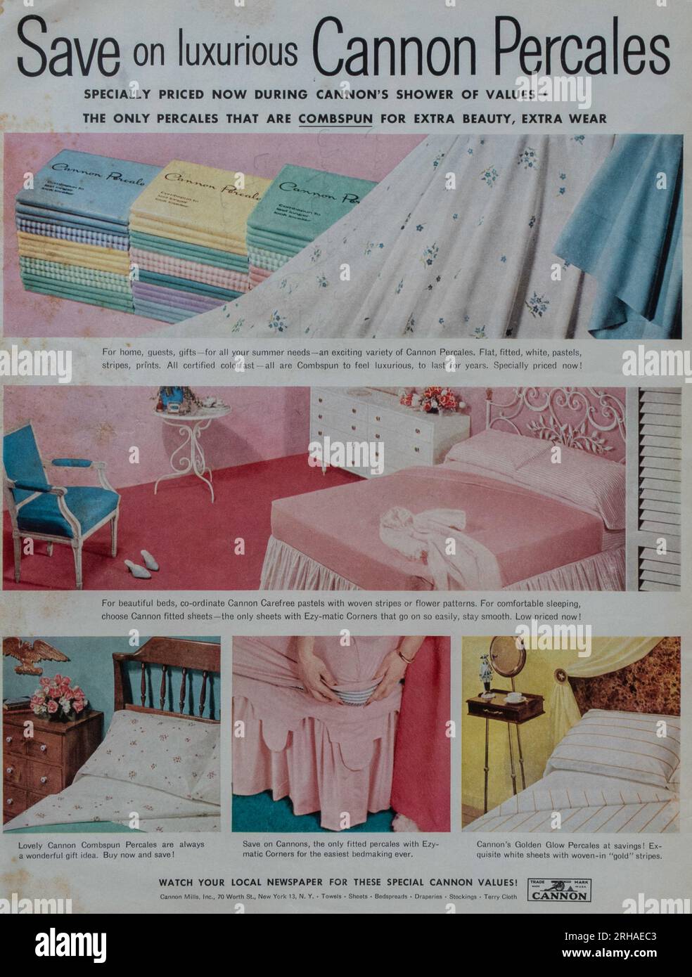 Vintage June 1957 "McCall's" magazine issue Advert, USA Stock Photo - Alamy