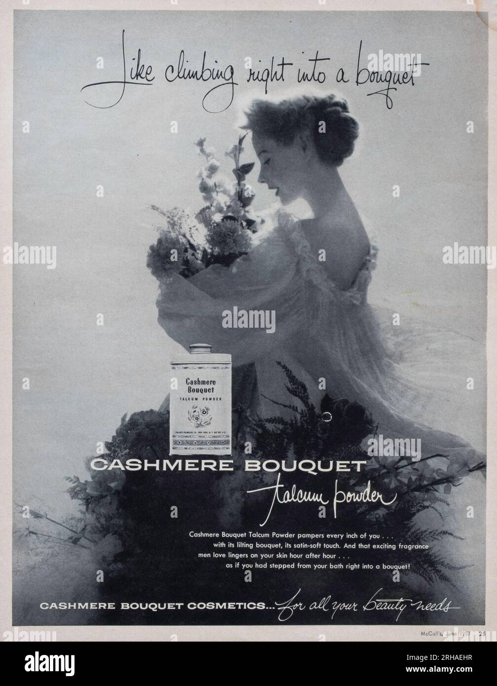 Vintage June 1957 "McCall's" magazine issue Advert, USA Stock Photo - Alamy