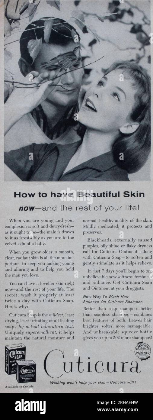 Vintage June 1957 "McCall's" magazine issue Advert, USA Stock Photo - Alamy