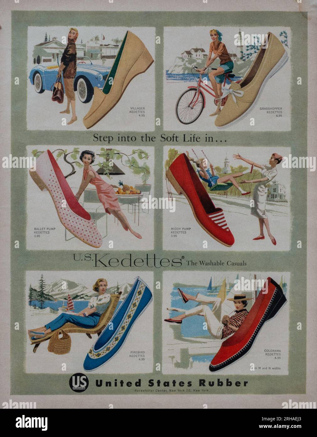 Vintage June 1957 "McCall's" magazine issue Advert, USA Stock Photo - Alamy