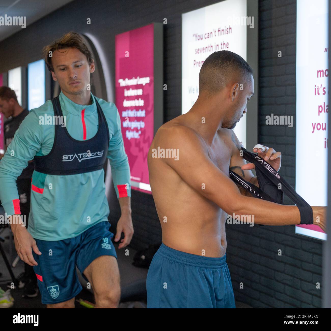 Burnley Player Hjalmar Ekdal during Burnley Fc Training at Barnfield ...