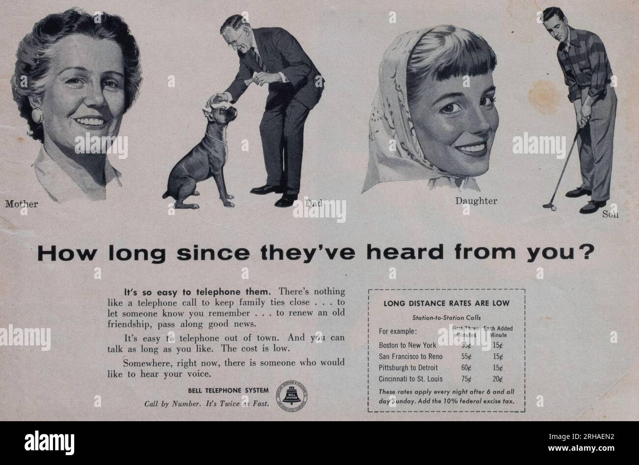 Vintage June 1957 "McCall's" magazine issue Advert, USA Stock Photo - Alamy