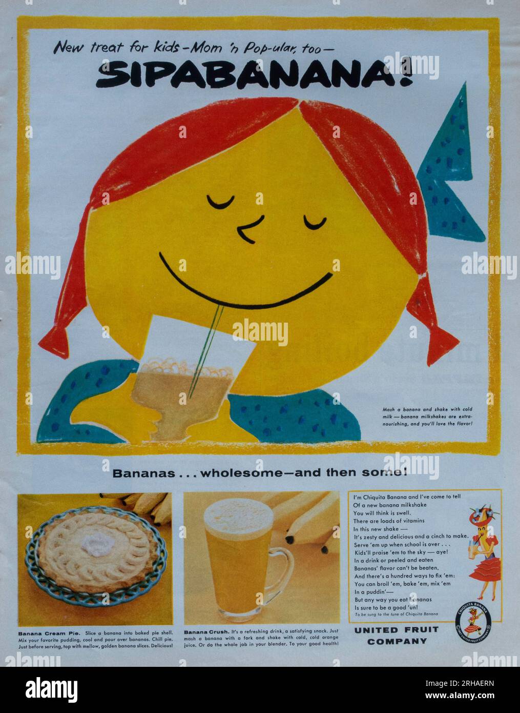 Vintage June 1957 "McCall's" magazine issue Advert, USA Stock Photo - Alamy