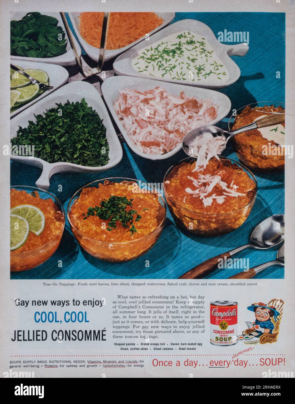 Vintage June 1957 "McCall's" magazine issue Advert, USA Stock Photo - Alamy