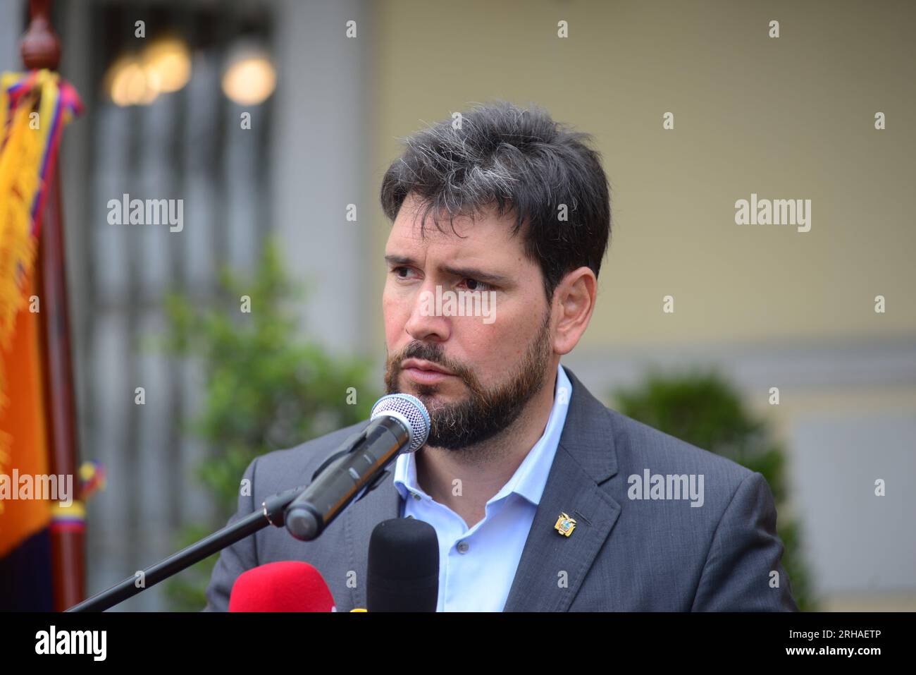 Guayaquil, Ecuador. 15th Aug, 2023. (INT) Press Conference with Jan ...