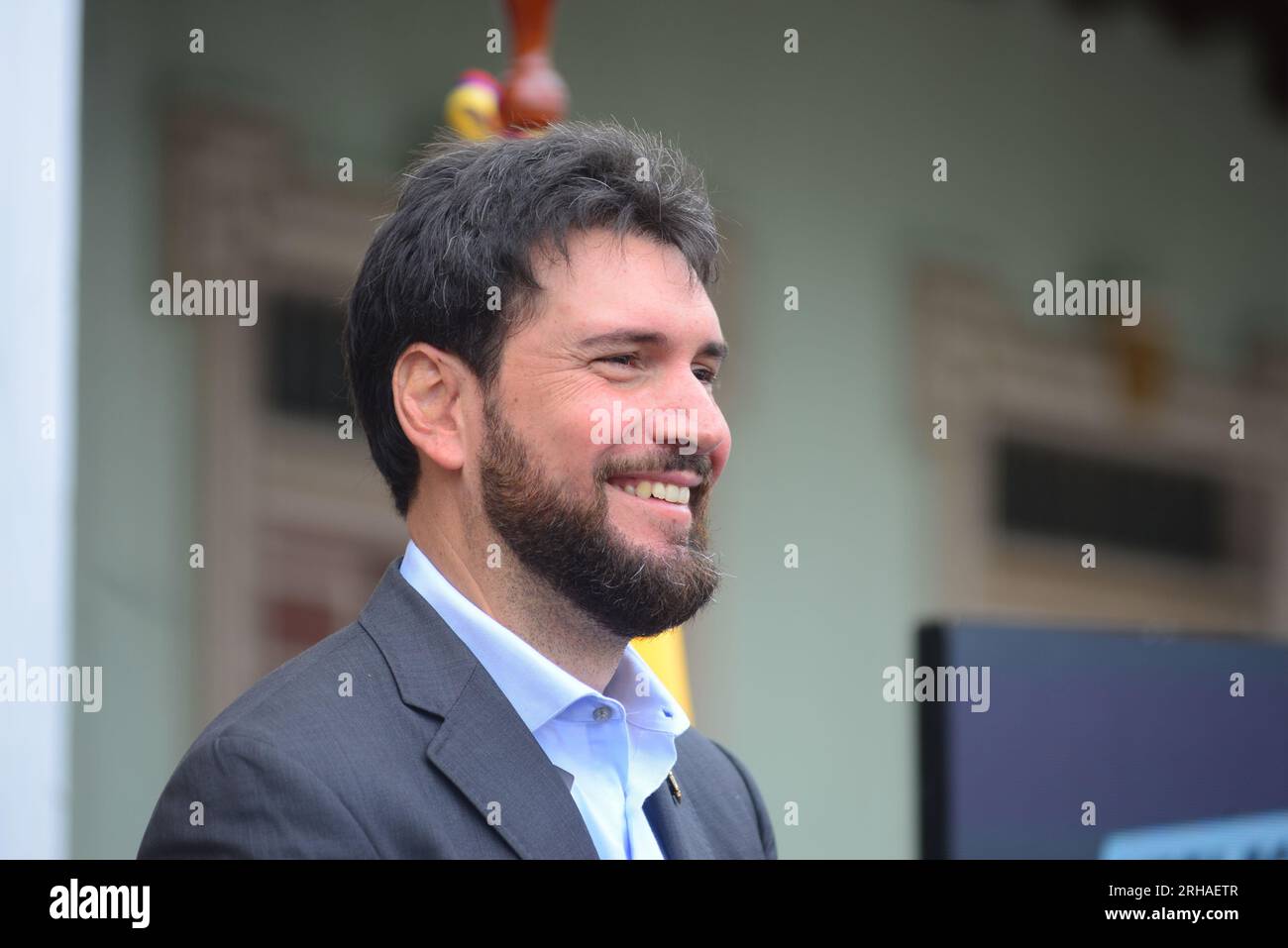 Guayaquil, Ecuador. 15th Aug, 2023. (INT) Press Conference with Jan ...