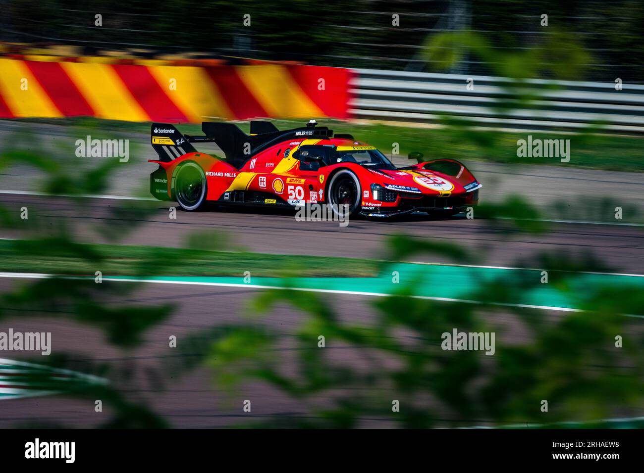 #50 Ferrari 499P WEC testing in Fiorano on the 27 June 2023 Stock Photo ...
