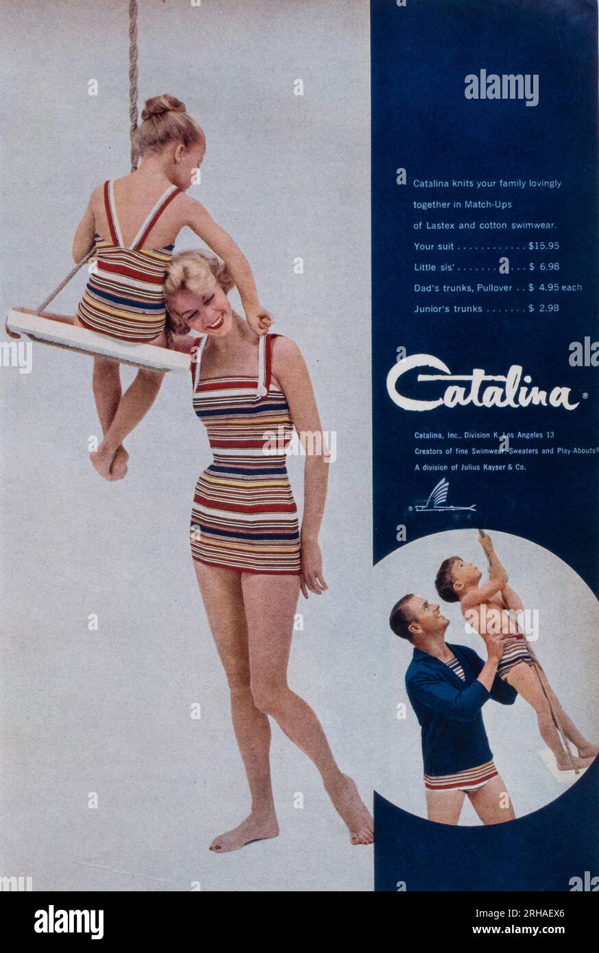 Vintage June 1957 "McCall's" magazine issue Advert, USA Stock Photo - Alamy