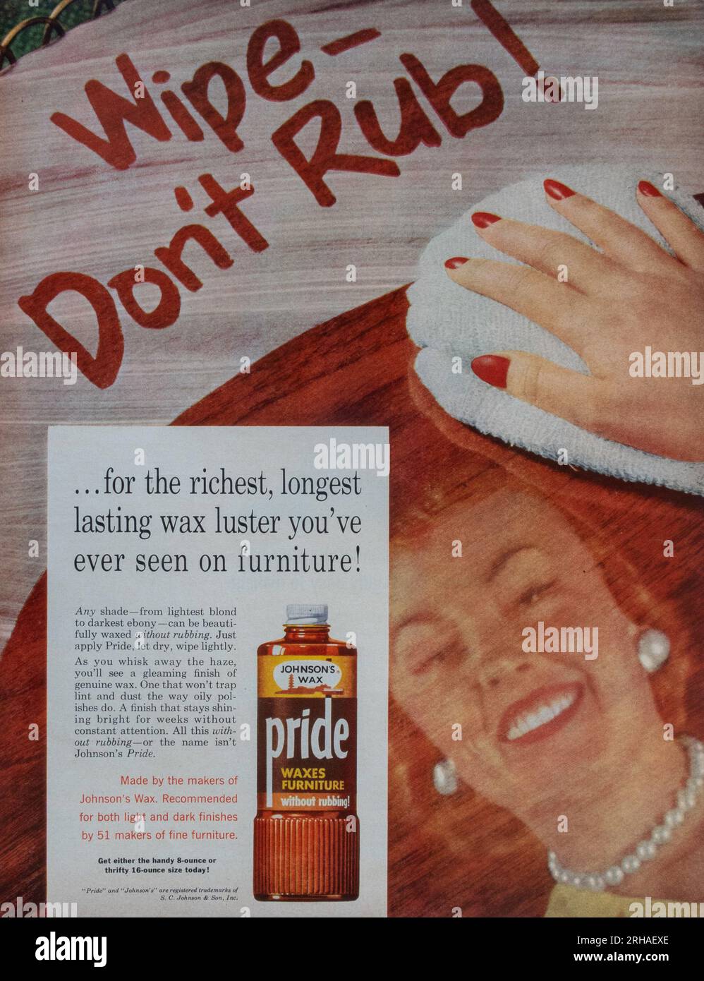 Vintage June 1957 "McCall's" magazine issue Advert, USA Stock Photo - Alamy