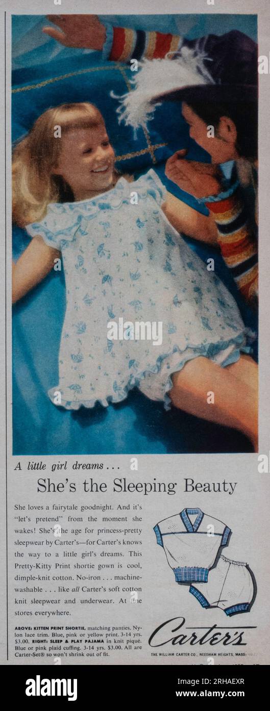 Vintage June 1957 "McCall's" magazine issue Advert, USA Stock Photo - Alamy