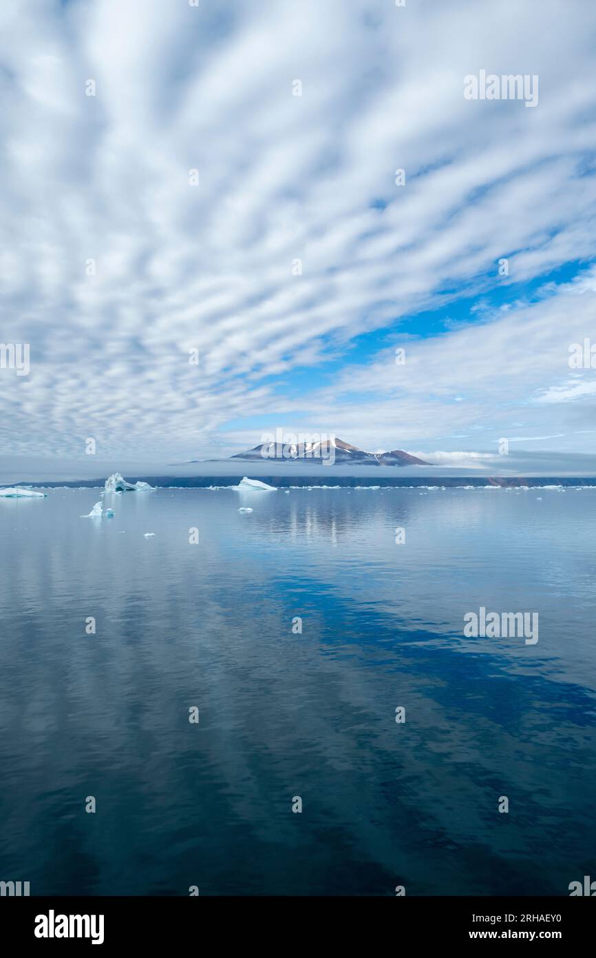 West Greenland, Baffin Bay, Scenic Uummannaq Fjord. Second largest ...
