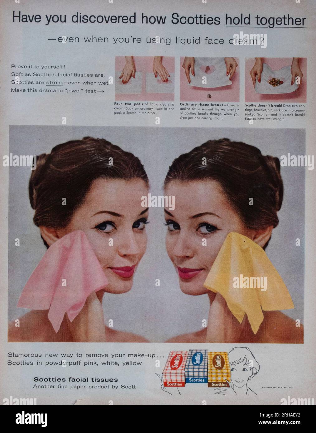 Beauty vintage paper advert hi-res stock photography and images - Alamy