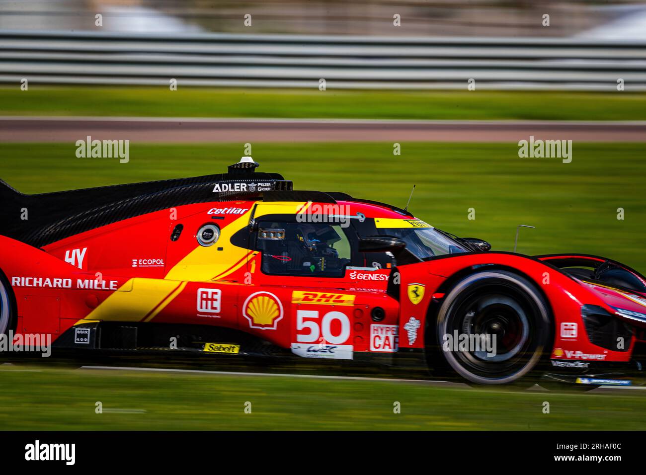 #50 Ferrari 499P WEC testing in Fiorano on the 27 June 2023 Stock Photo ...