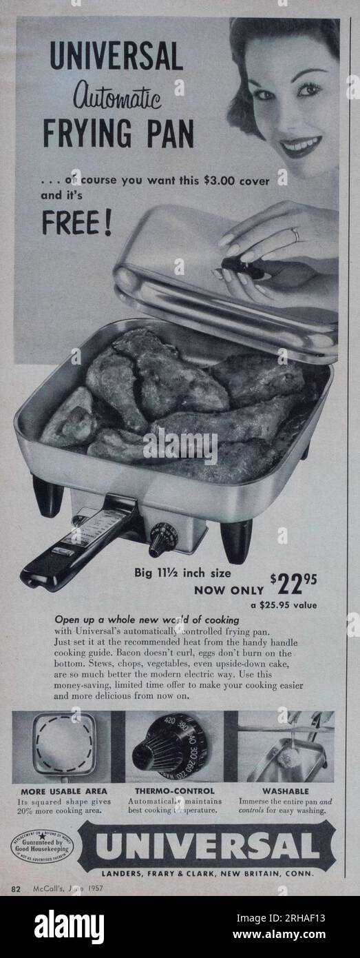 Vintage June 1957 "McCall's" magazine issue Advert, USA Stock Photo - Alamy