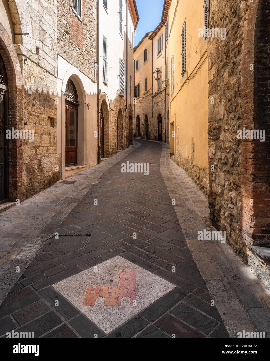 The beautiful city of San Gemini and its medieval historic center ...