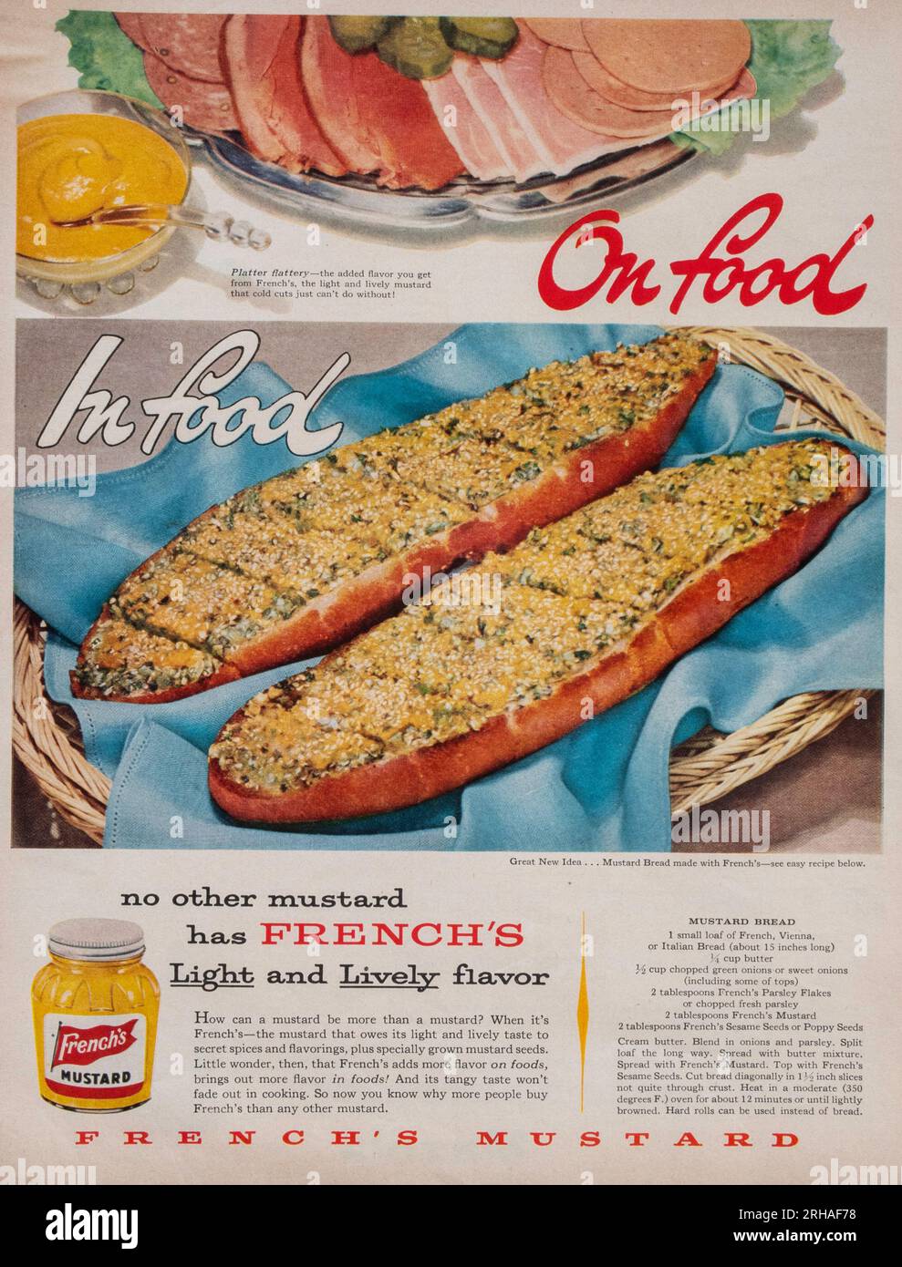 Vintage June 1957 "McCall's" magazine issue Advert, USA Stock Photo - Alamy