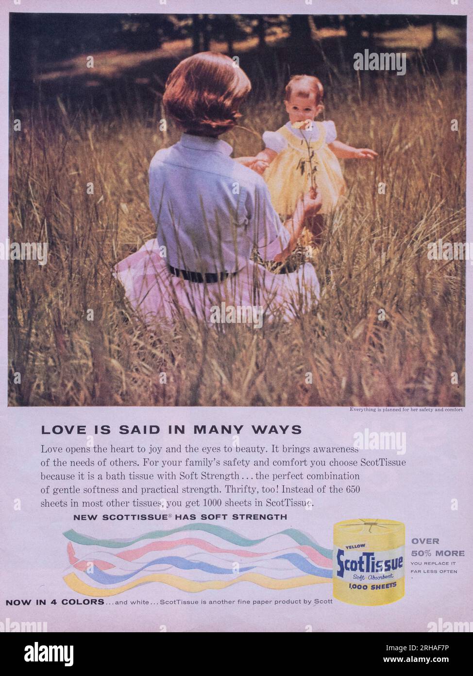 Vintage June 1957 "McCall's" magazine issue Advert, USA Stock Photo - Alamy