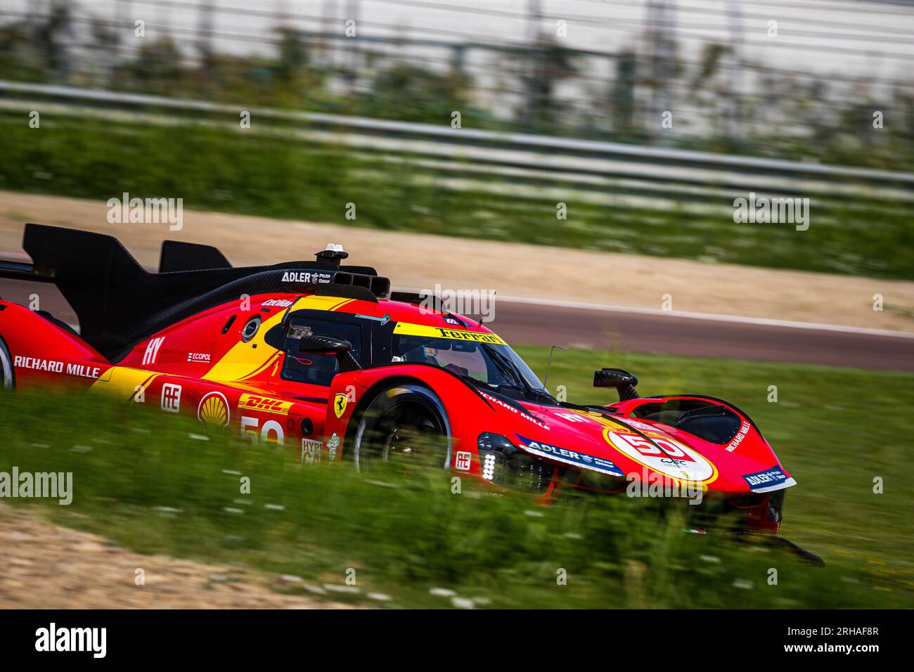 #50 Ferrari 499P WEC testing in Fiorano on the 27 June 2023 Stock Photo ...
