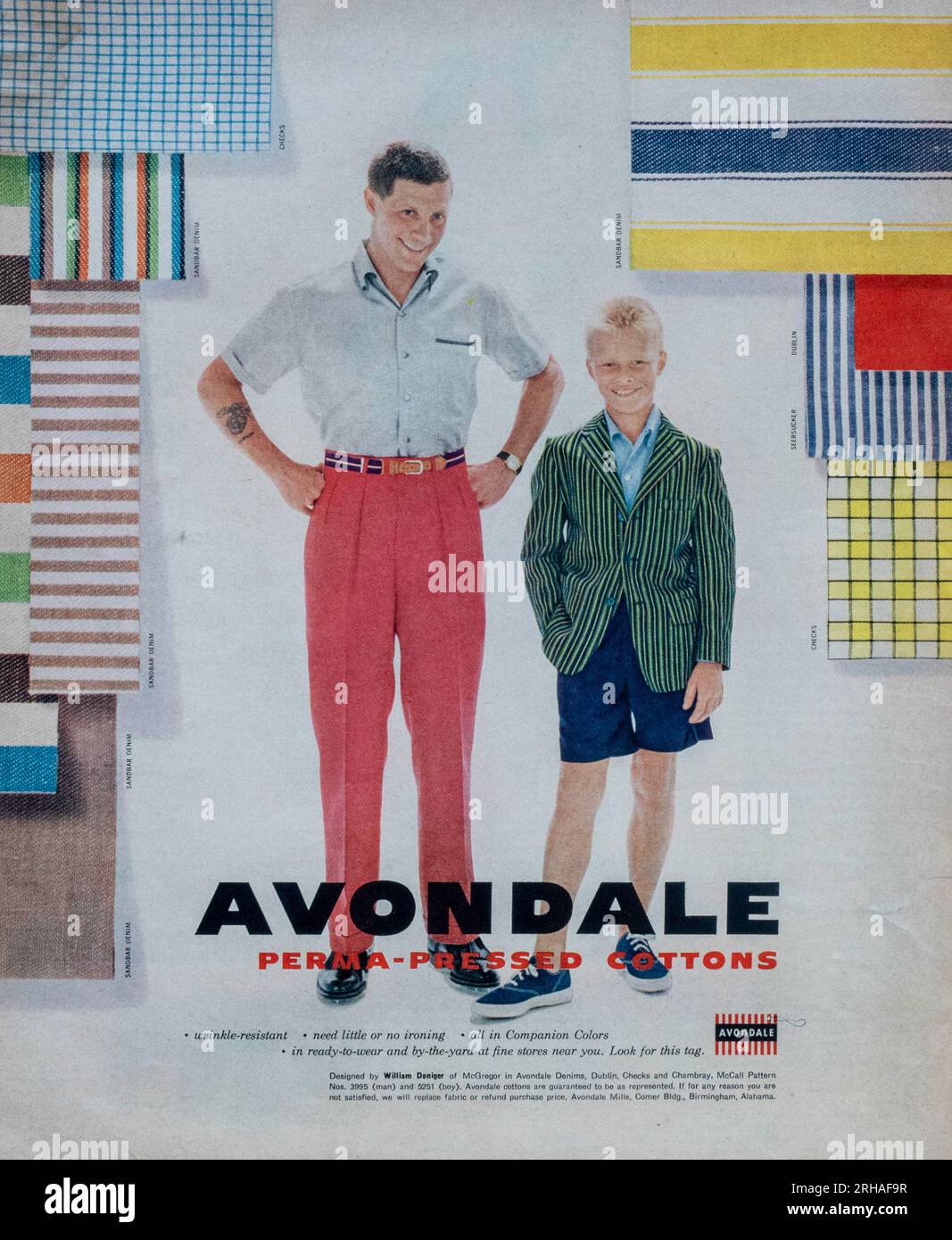 Vintage June 1957 "McCall's" magazine issue Advert, USA Stock Photo - Alamy