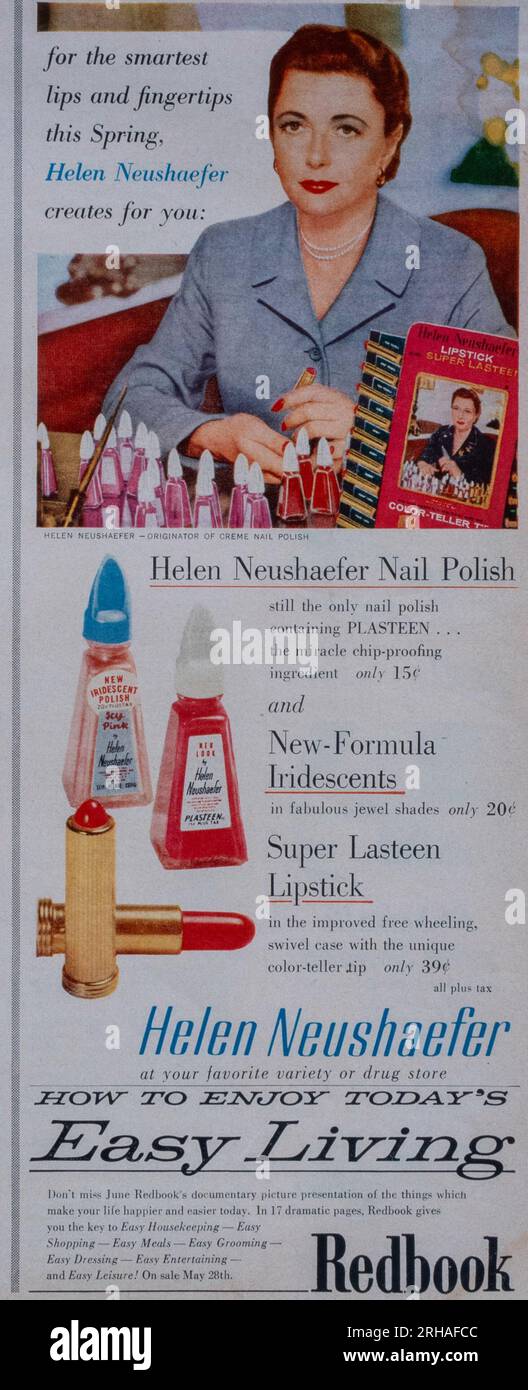 Vintage June 1957 "McCall's" magazine issue Advert, USA Stock Photo - Alamy