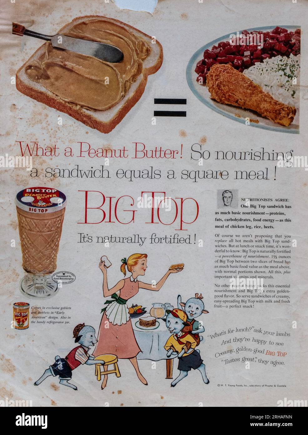 Vintage June 1957 "McCall's" magazine issue Advert, USA Stock Photo - Alamy