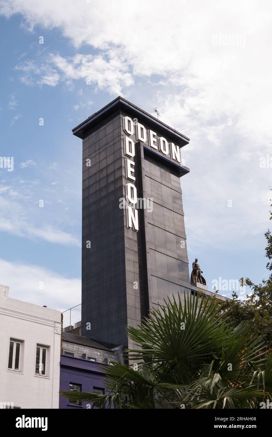 The tower of ODEON Luxe, Leicester Square, London, WC2, England, UK ...