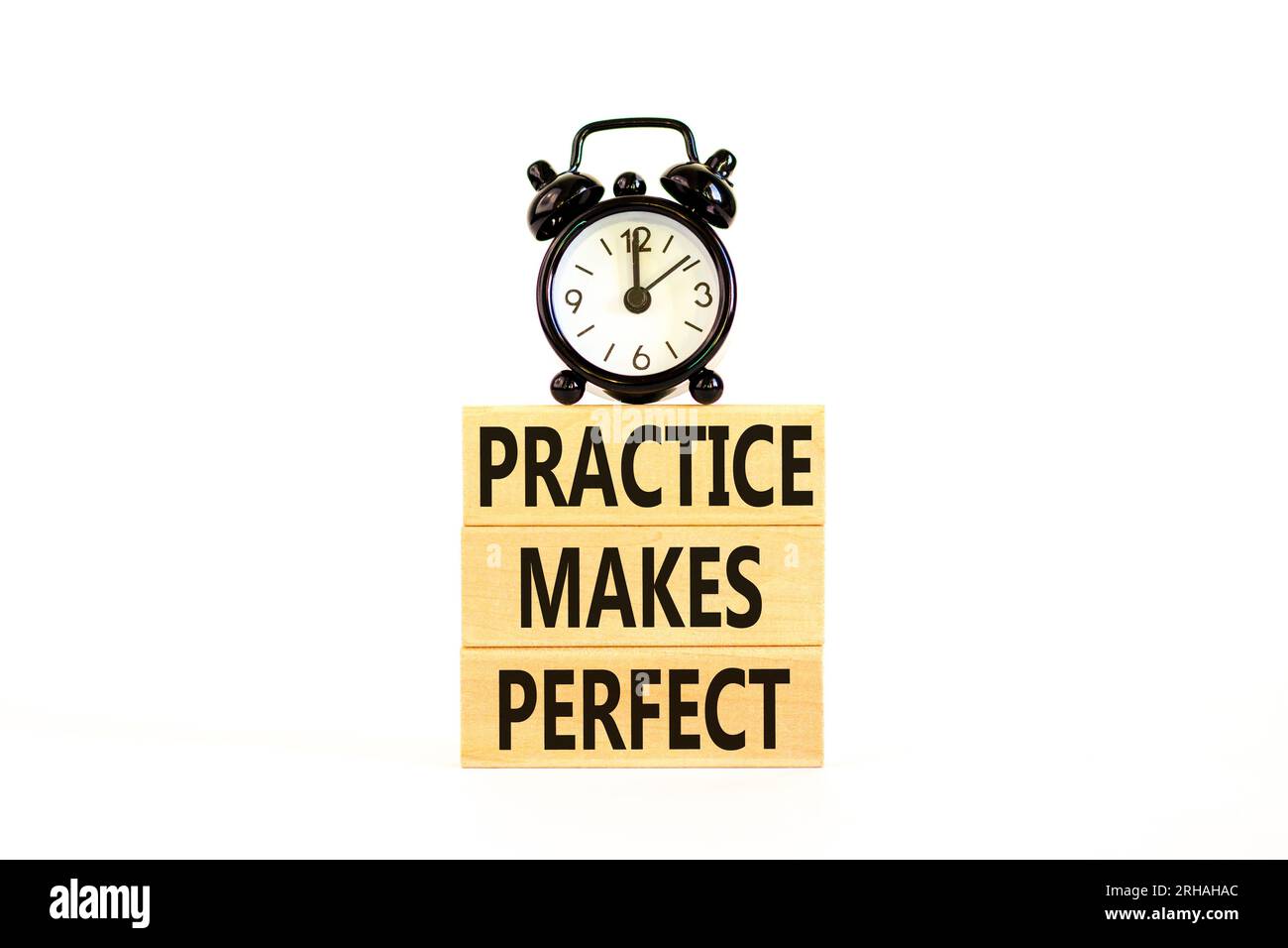 Practice makes perfect symbol. Concept words Practice makes perfect on ...