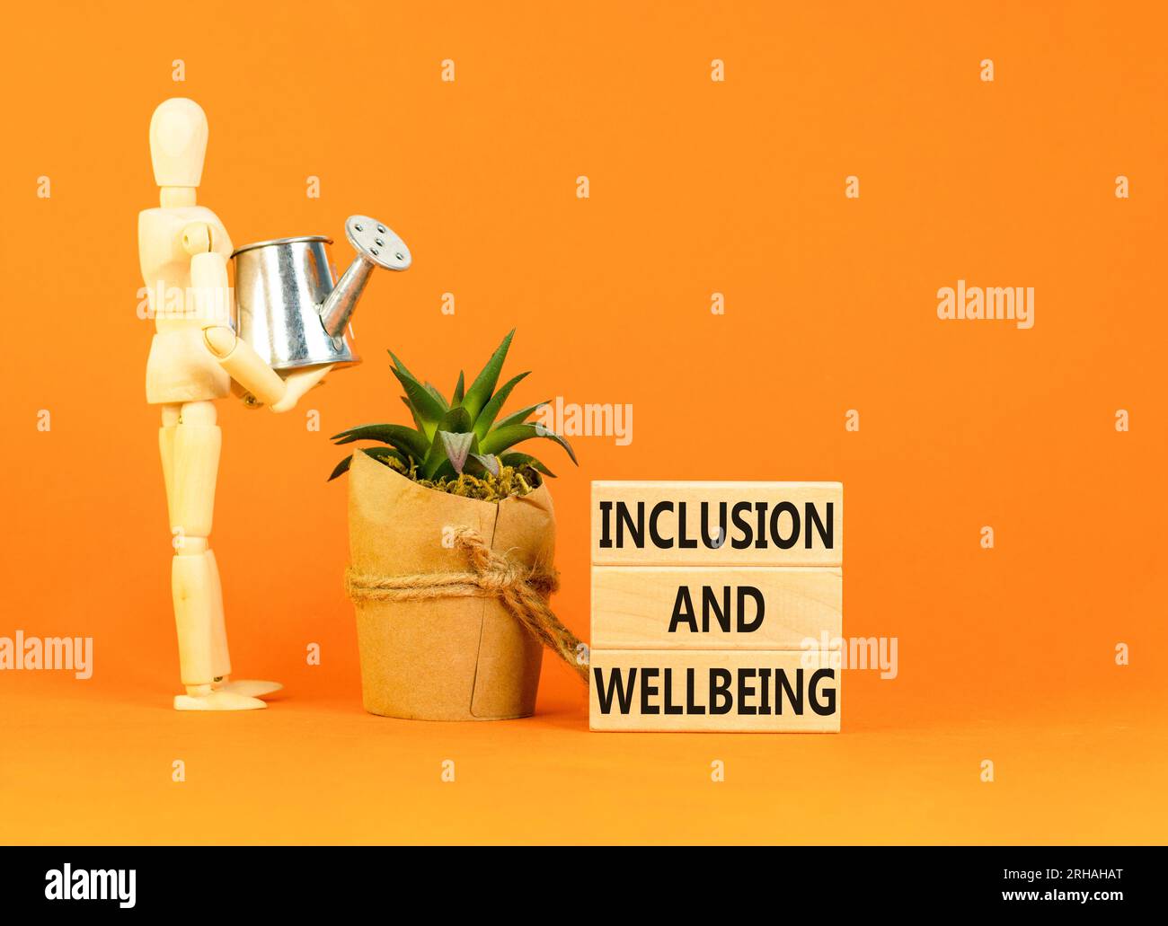 Inclusion and wellbeing symbol. Concept words Inclusion and wellbeing ...