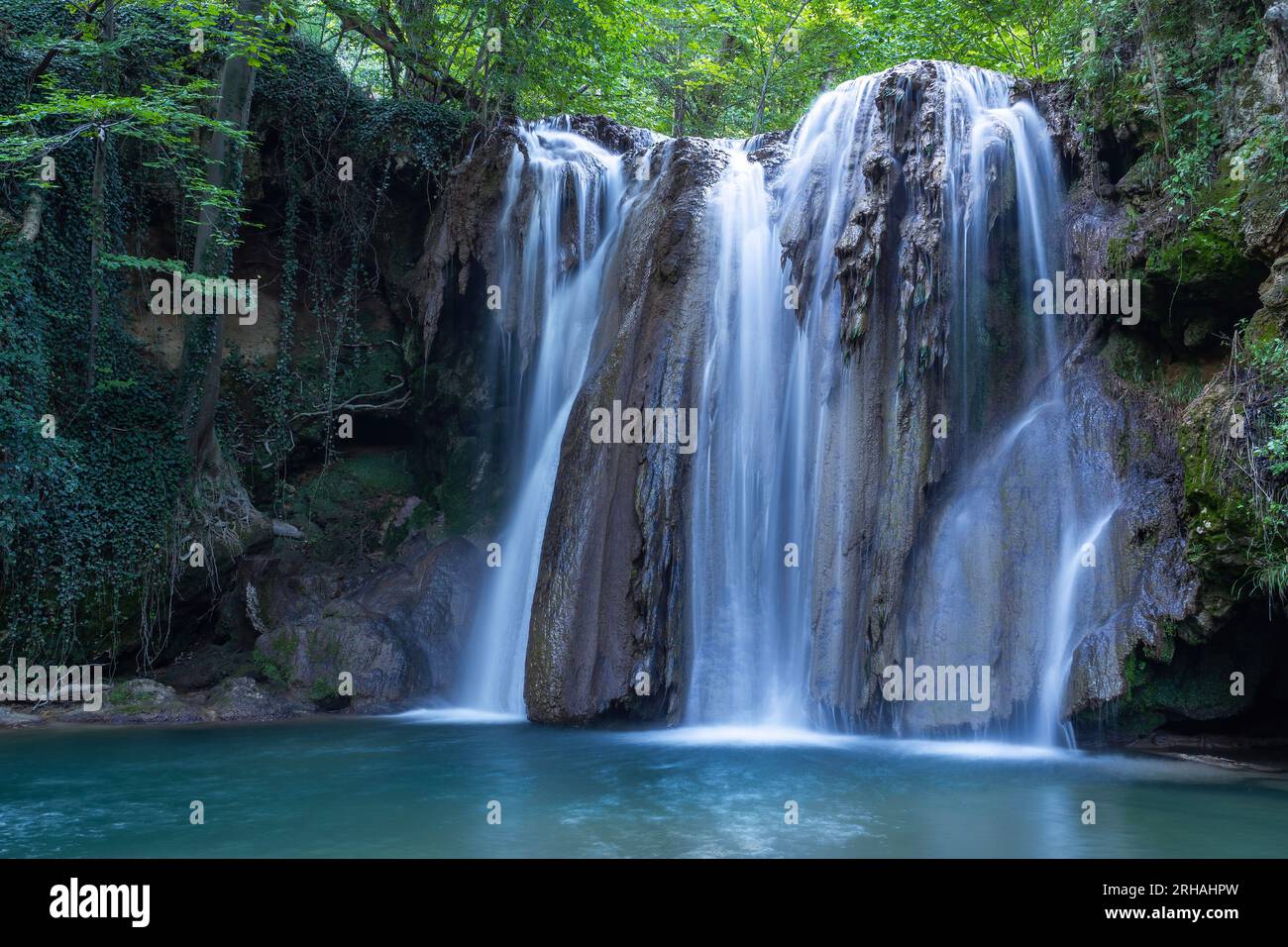Blederija waterfall National Park Djerdap near the village of Reka in ...
