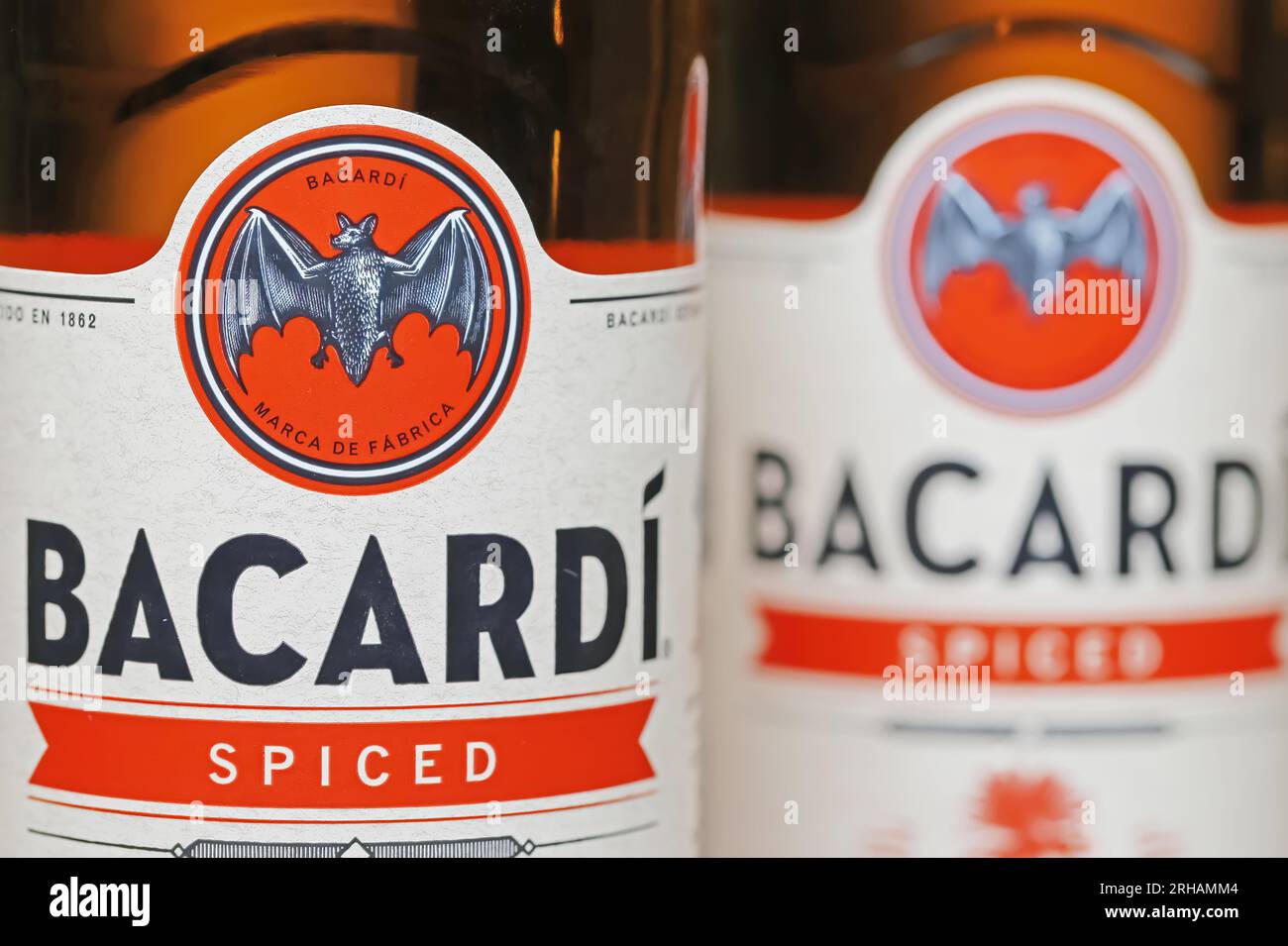 Bacardi Bottle Label
