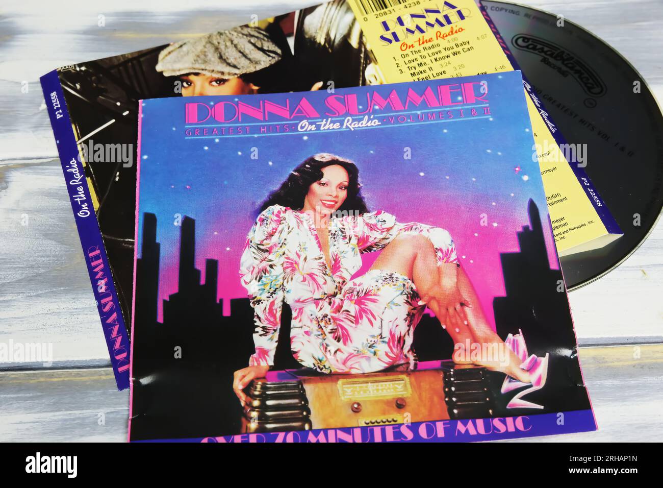 Viersen, Germany - June 9. 2023: Closeup of music album cover of Donna ...