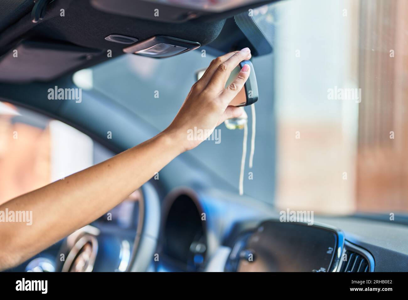 Backward driving view hi-res stock photography and images - Alamy