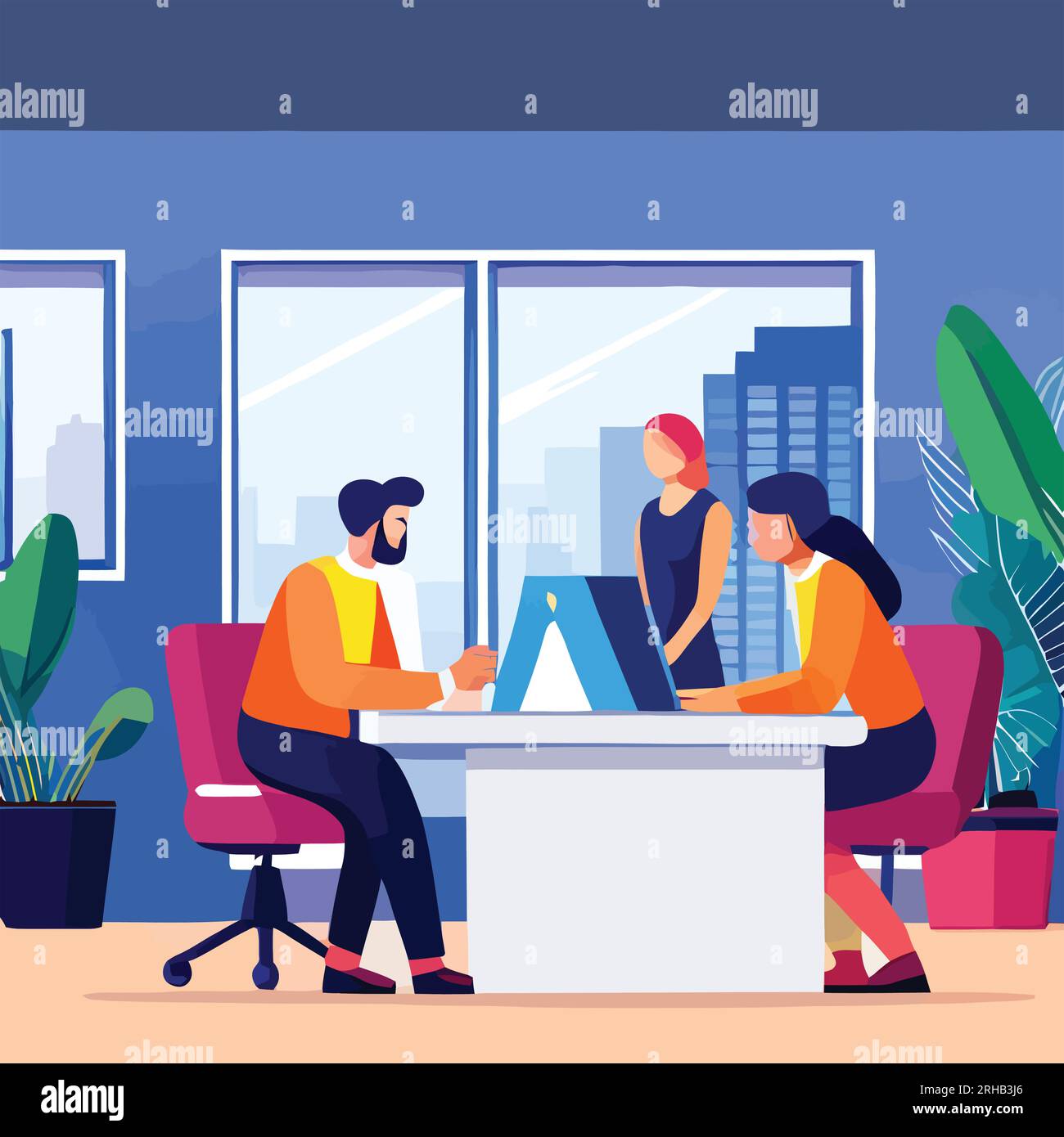 Business brainstorming vector art Stock Vector Image & Art - Alamy