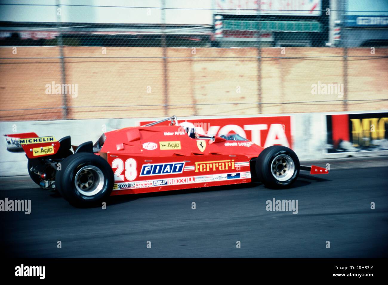 Didier Pironi. 1981 United States Grand Prix West Stock Photo - Alamy