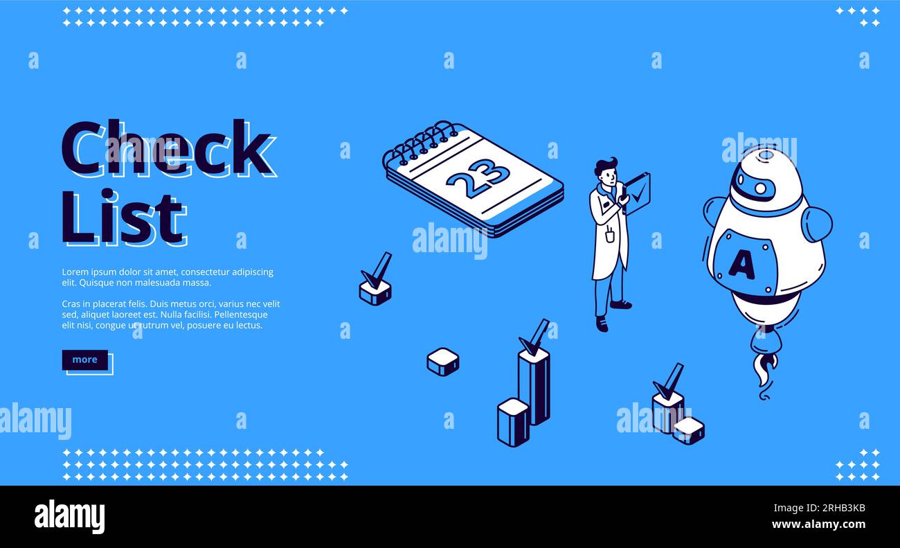 Check list banner. Concept of business organization and completed tasks ...