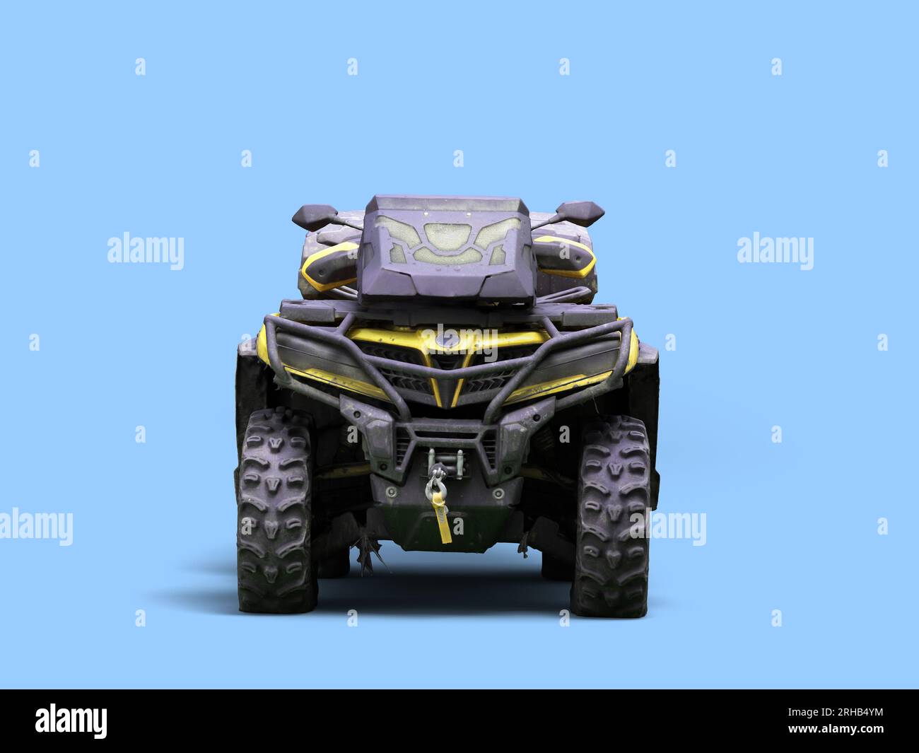 Quad bike front view hi-res stock photography and images - Alamy