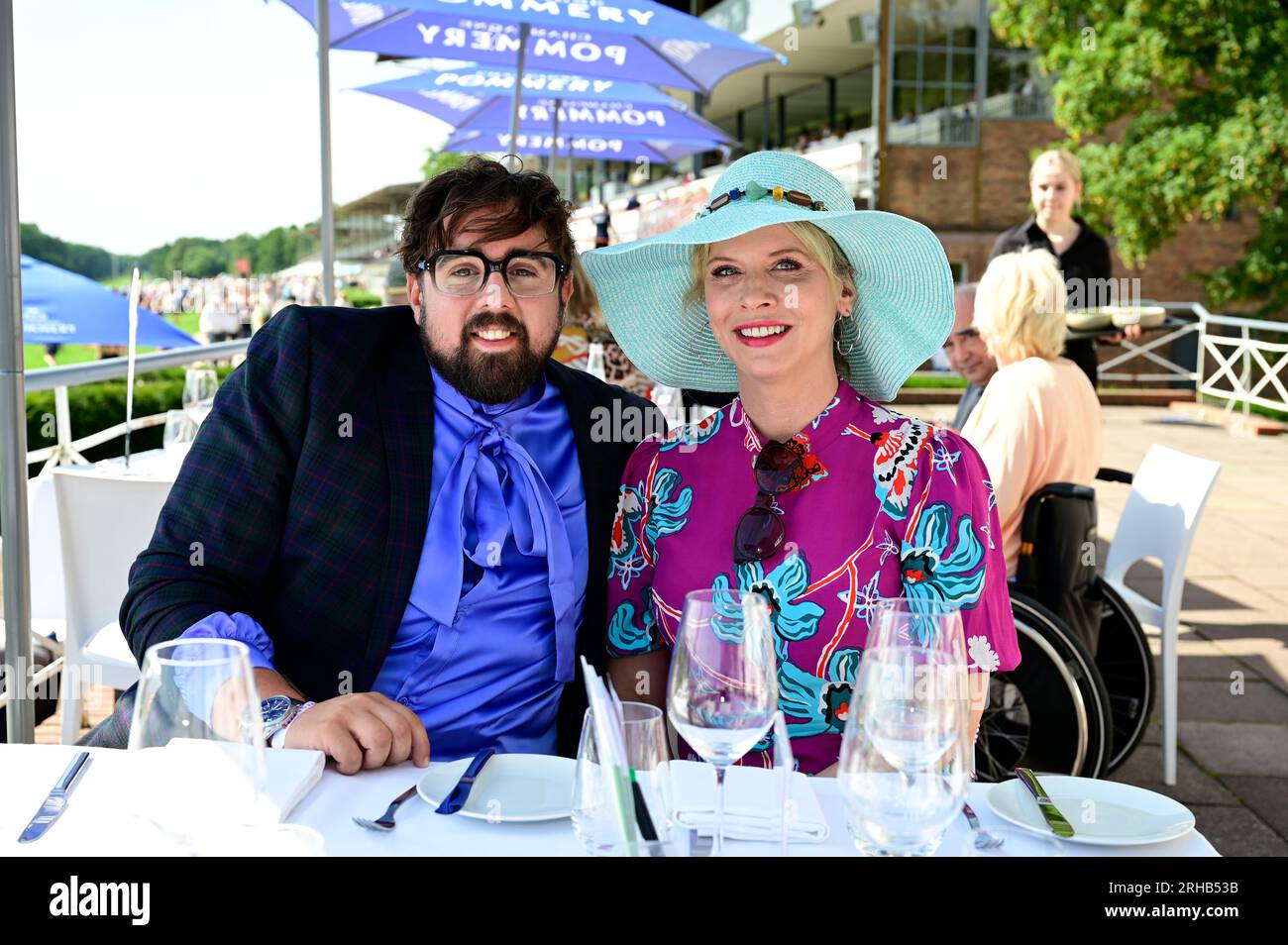 Steven Preisner und Eva Habermann beim Pferderennen des Westminster 133 ...