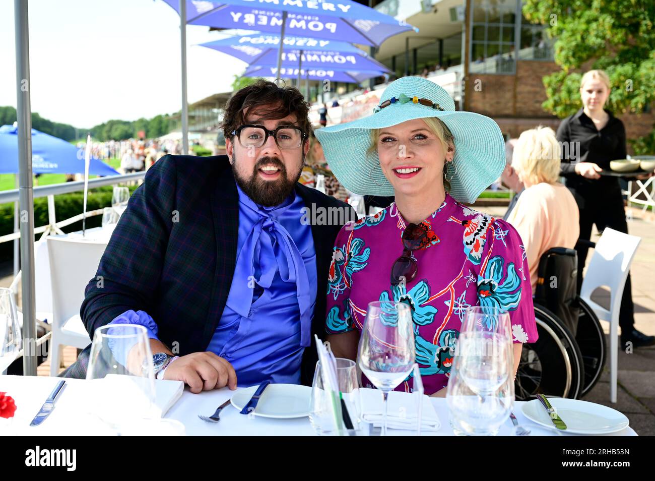 Steven Preisner und Eva Habermann beim Pferderennen des Westminster 133 ...