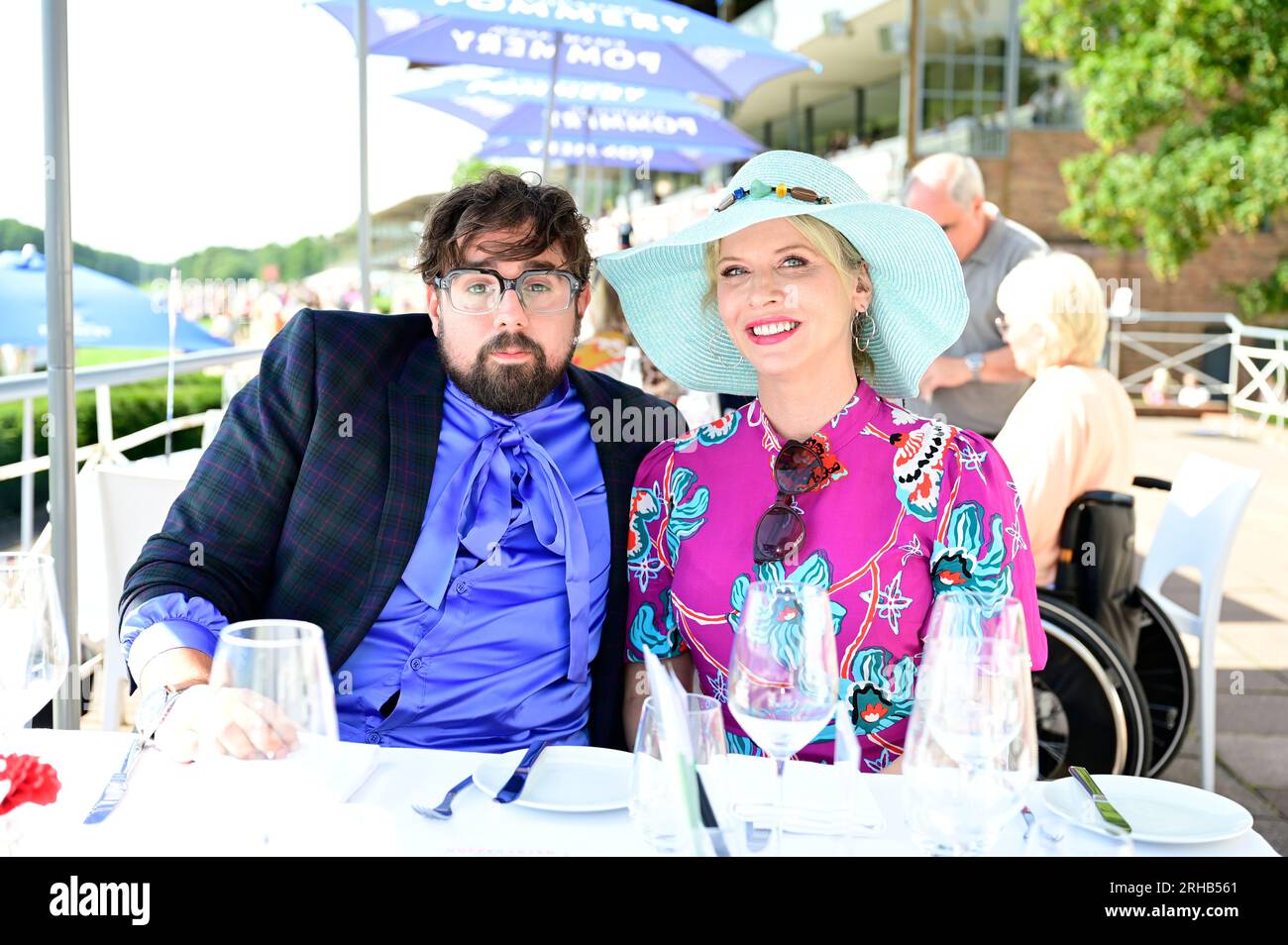 Steven Preisner und Eva Habermann beim Pferderennen des Westminster 133 ...