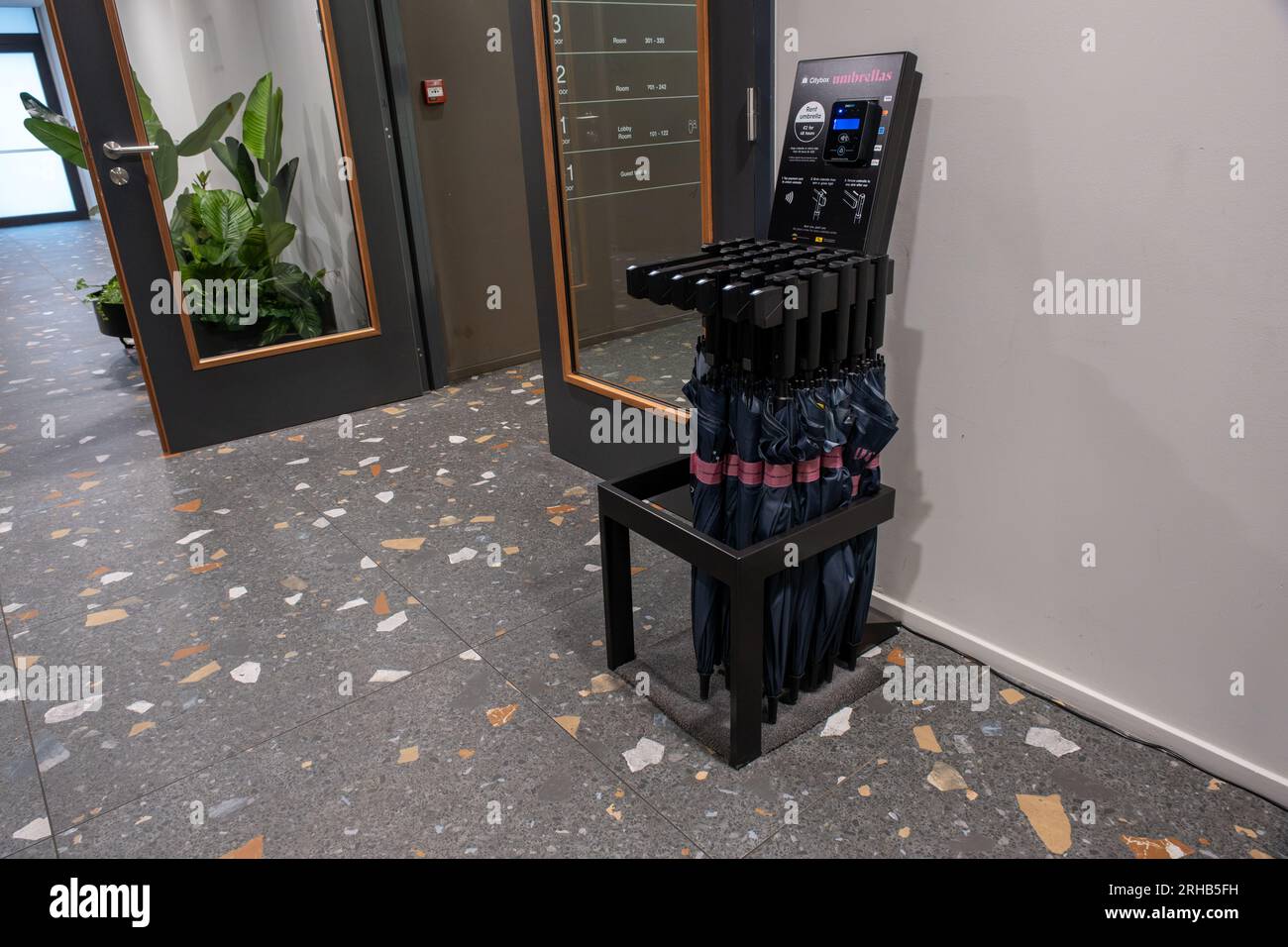 Antwerp, Belgium - 9 September 2022: Umbrella-Sharing Service Stock ...