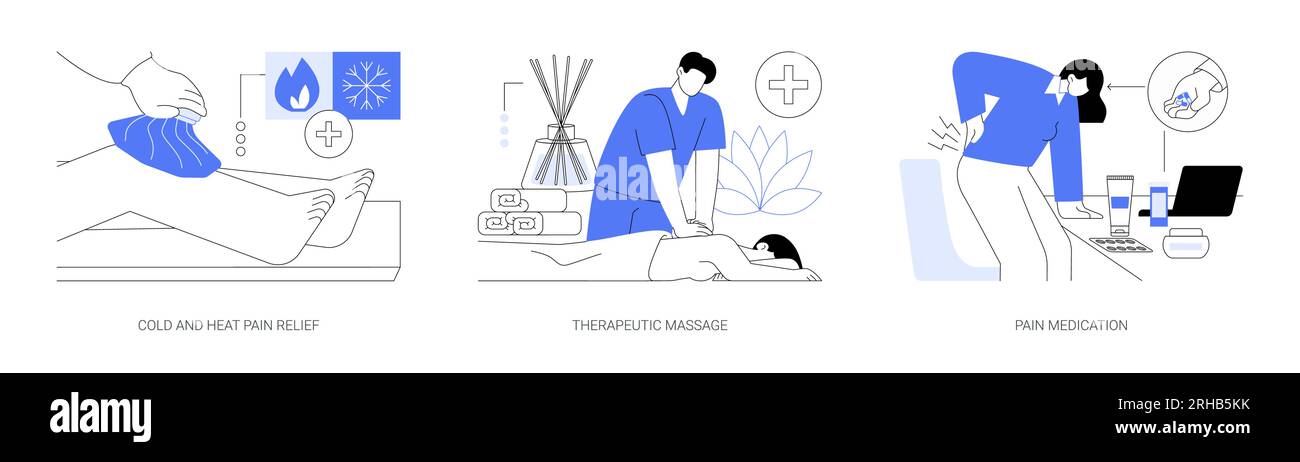 Pain medicine abstract concept vector illustrations Stock Vector Image ...