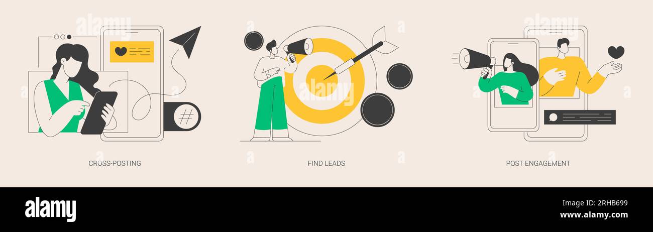 Digital follower growth Stock Vector Images - Alamy