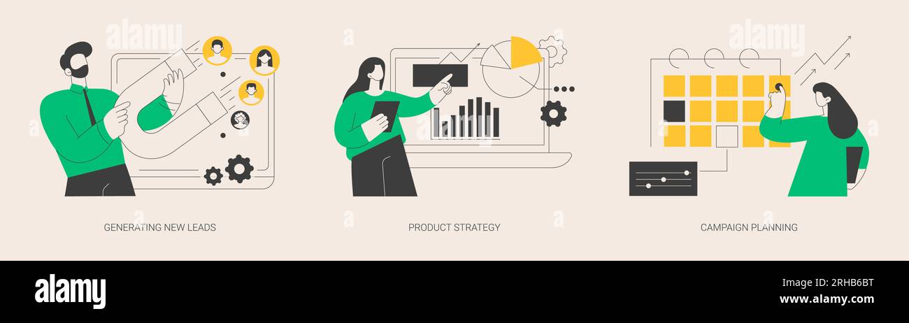 Sales strategy abstract concept vector illustrations Stock Vector Image ...